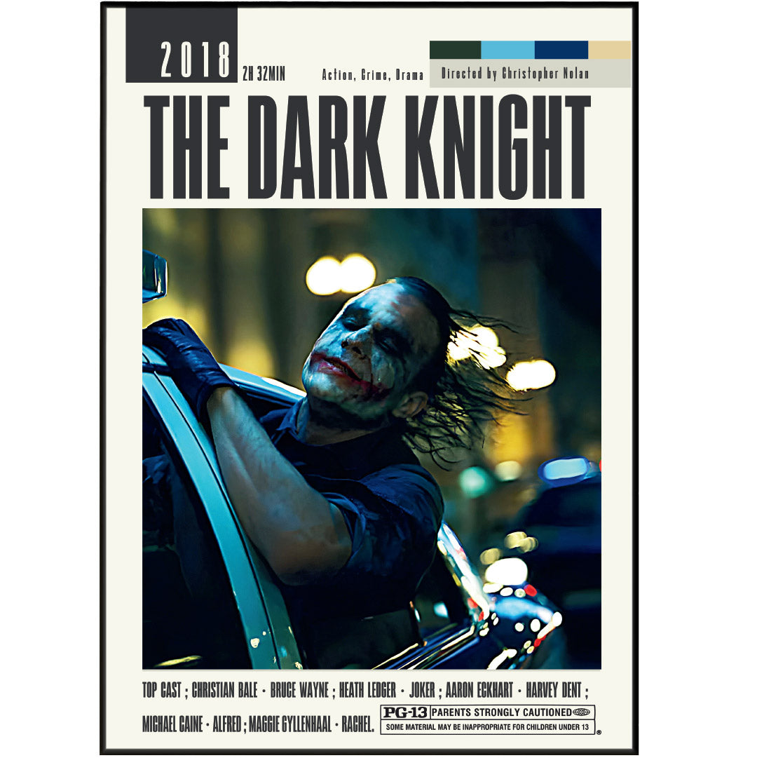 The Dark Knight Posters | Christopher Nolan Movies | Custom Movie ...
