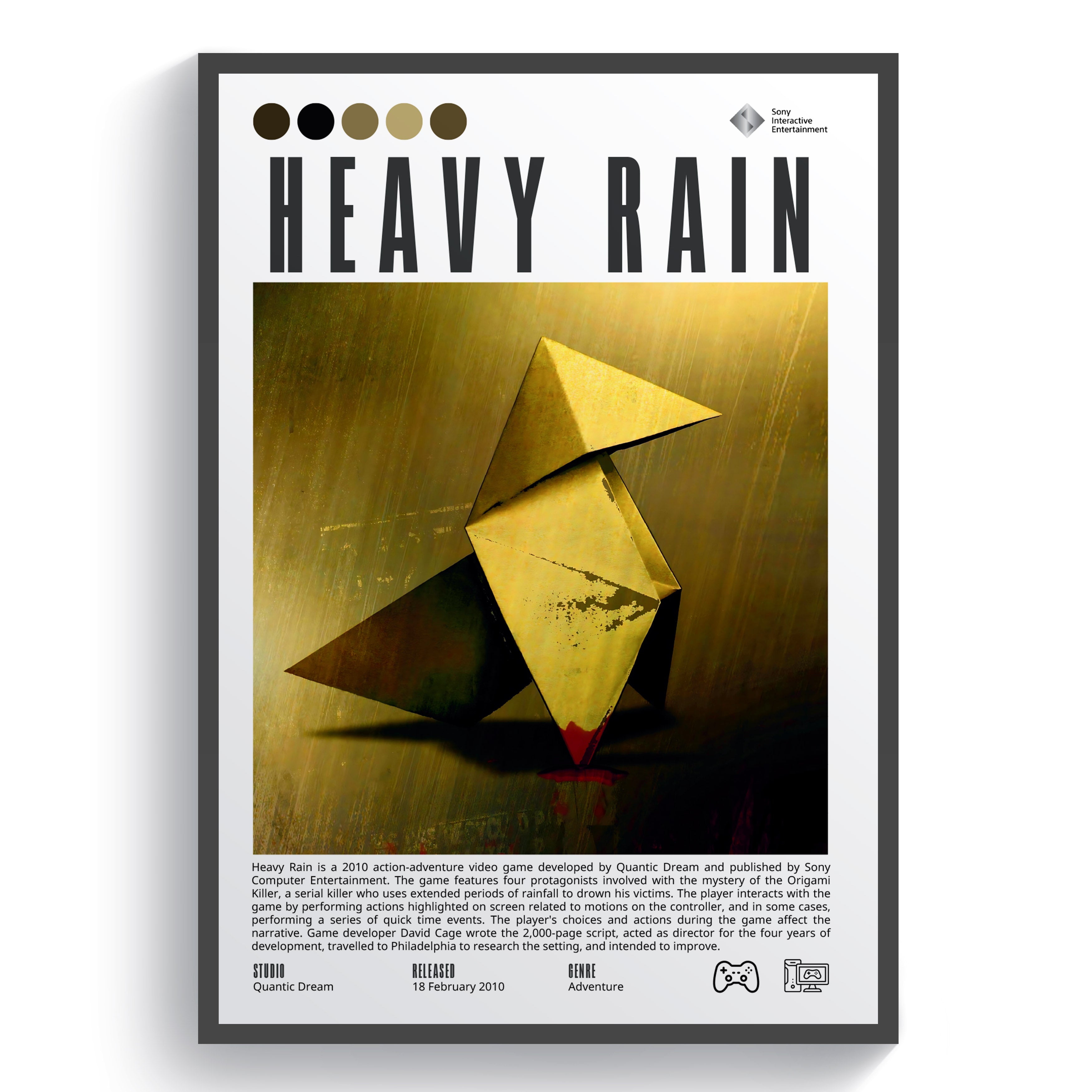 Heavy Rain Video Game Posters | Gaming Poster for Wall – 98types