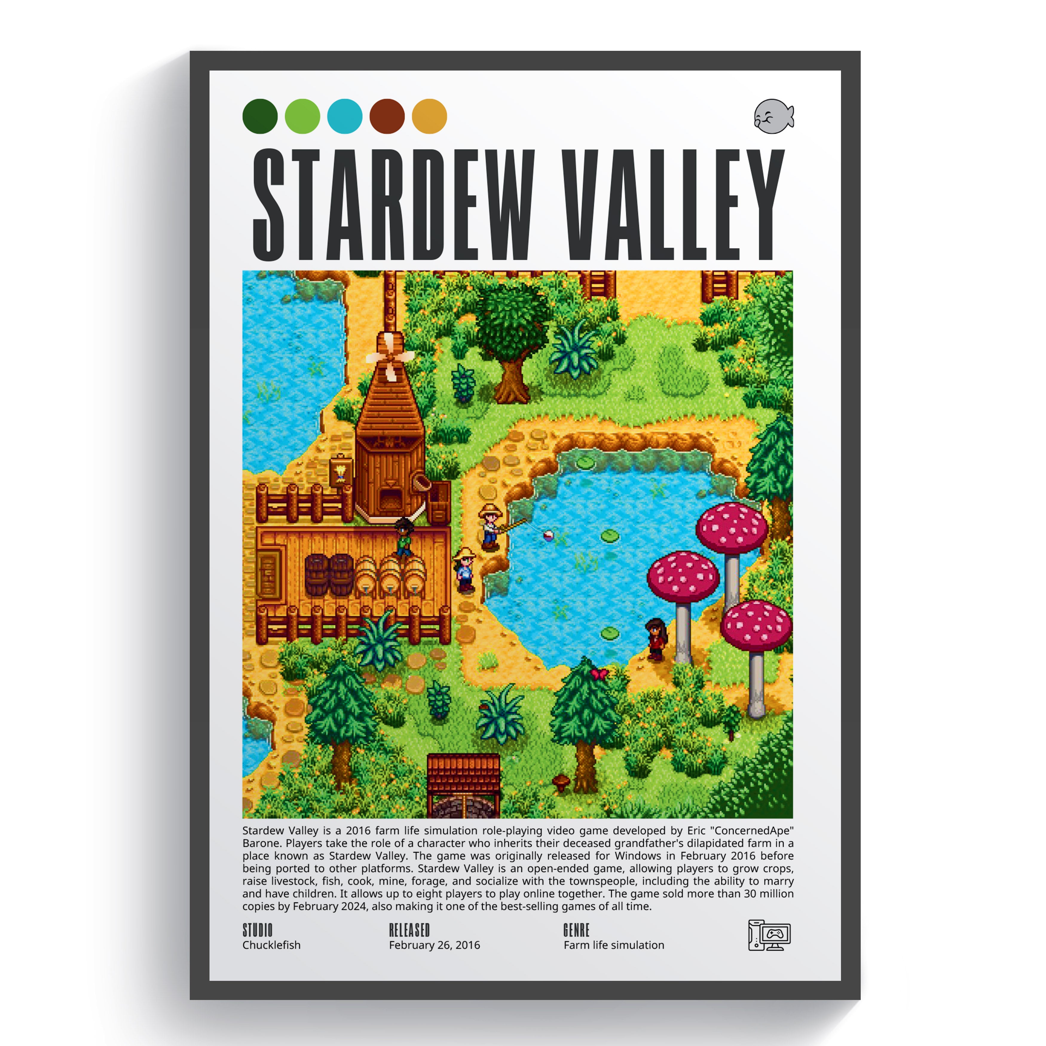 Stardew Valley Video Game Posters | Gaming Poster for Wall – 98types