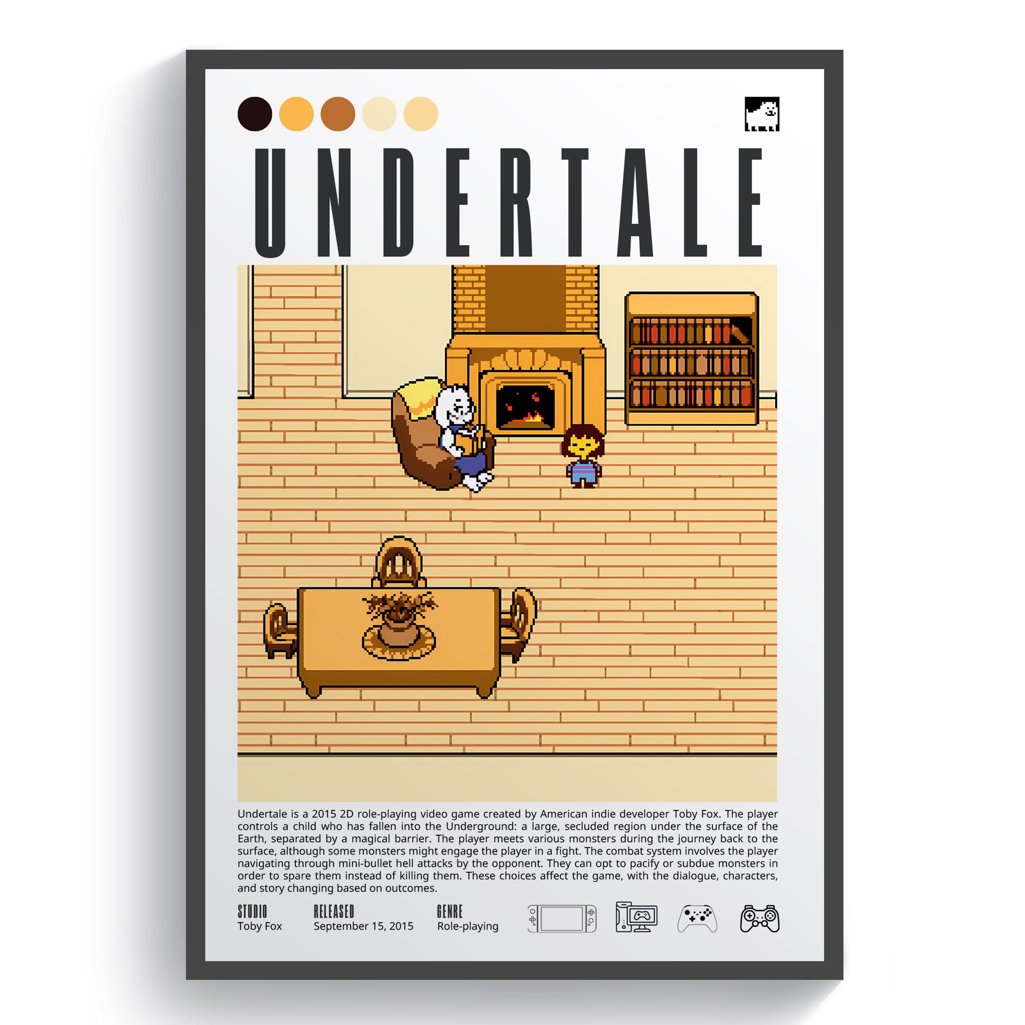 Undertale Video games posters | Gaming Poster for Wall – 98types