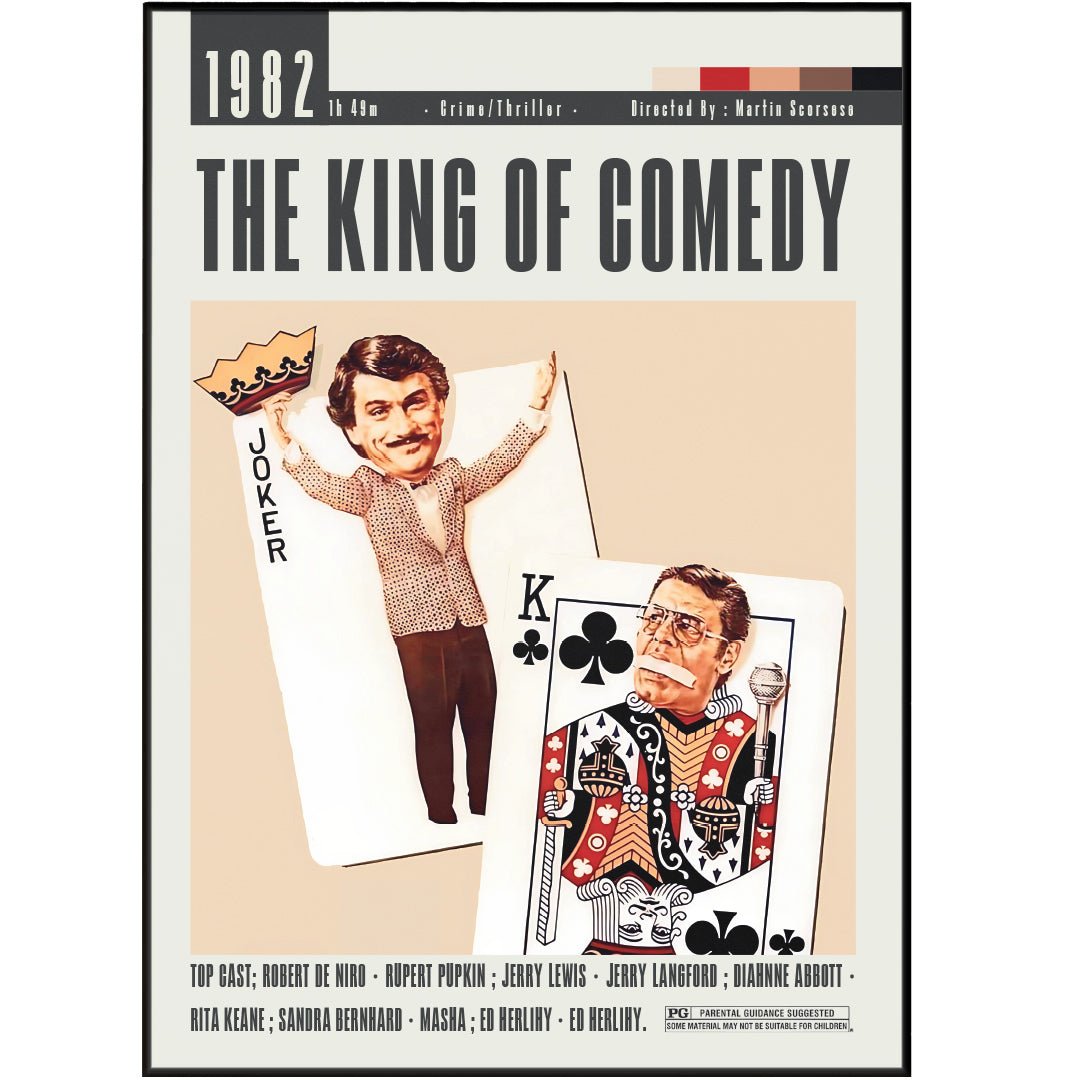 The King of Comedy Movie Posters - 98 Types Studio