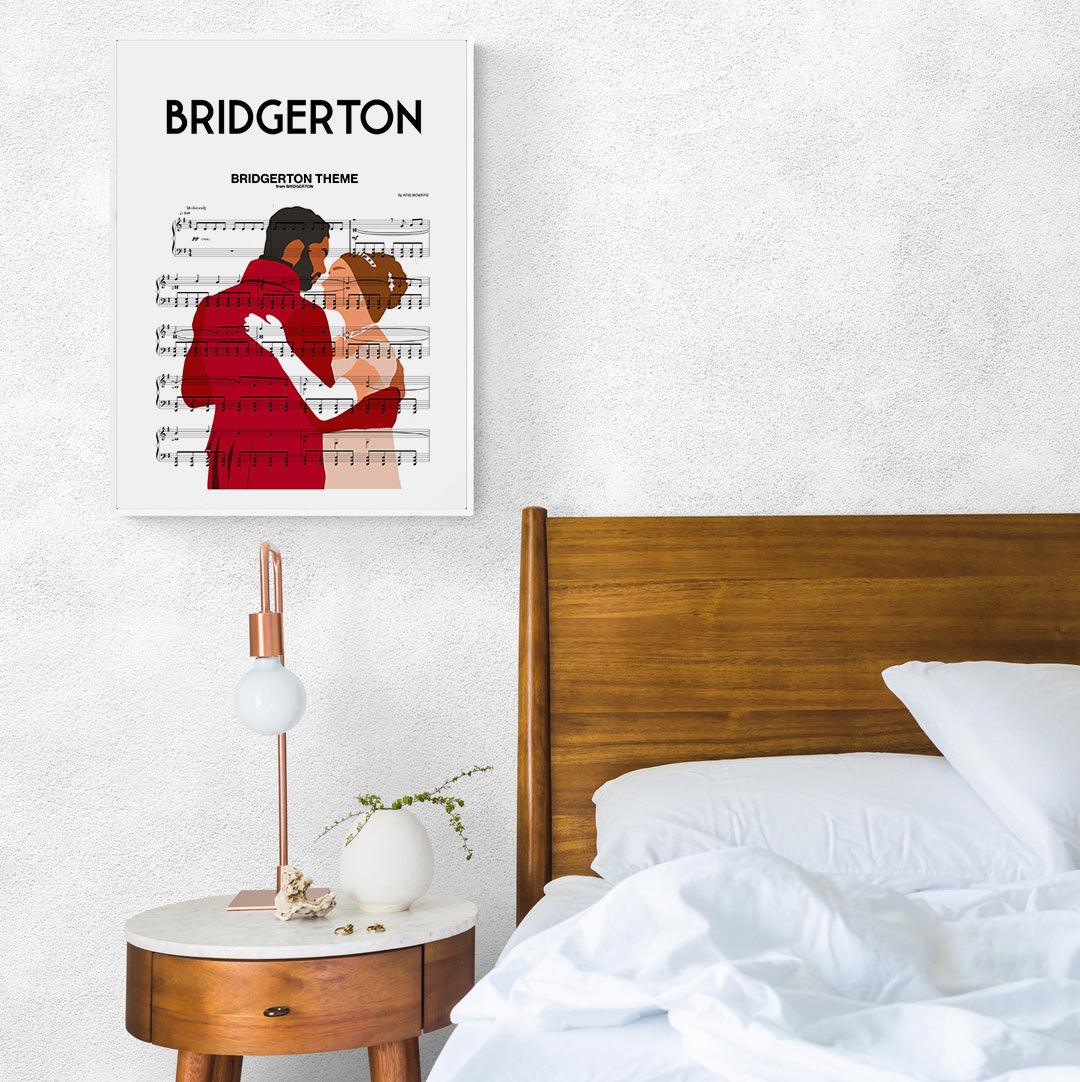 Bridgerton Theme Poster | Top 5 Wall Art personalised lyrics By 98types